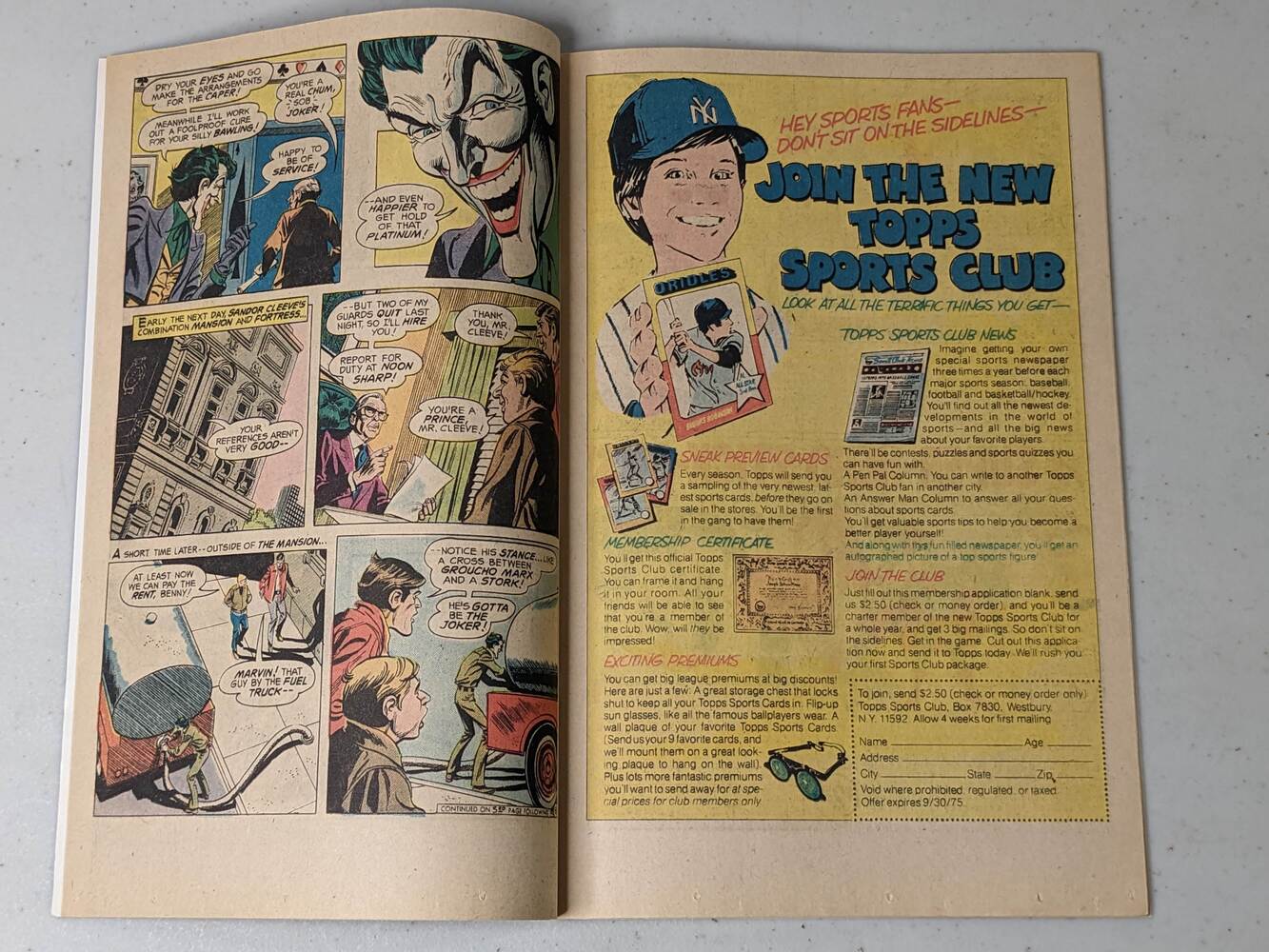 The Joker #2 1975 DC Comics Willie the Weeper Very Good Condition ...