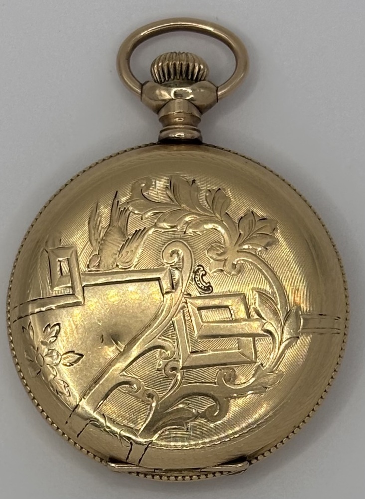 Antique Waltham 1897 Bird and Leaf Fancy Dial Pocket Watch | Avenue ...