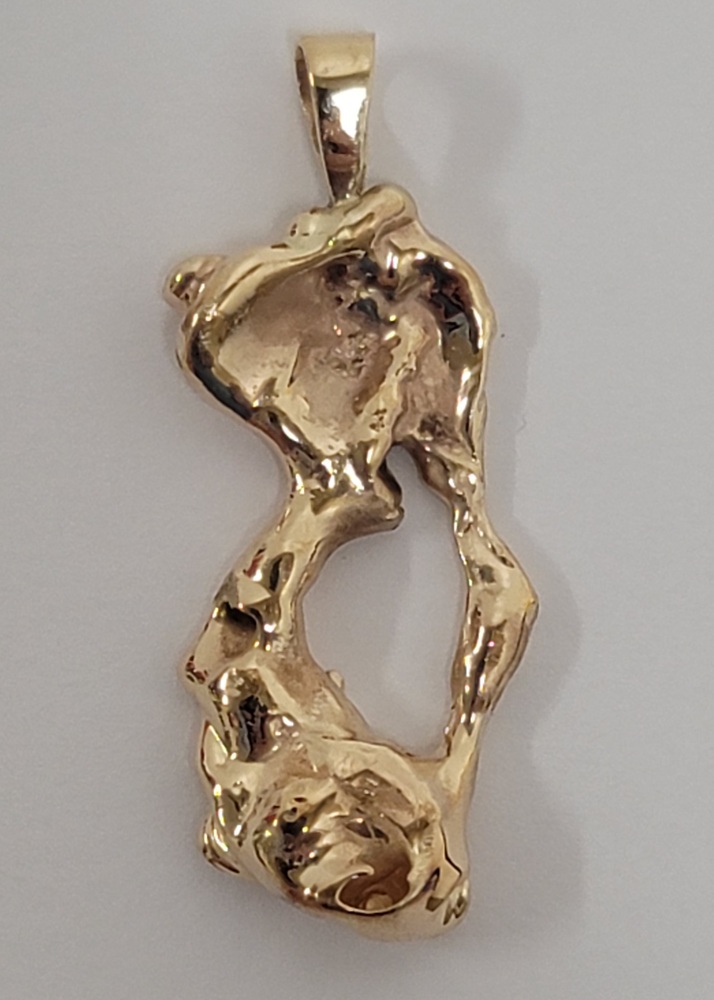 14 Karat Yellow Gold Nugget Charm Pendant | Avenue Shop Swap & Sell