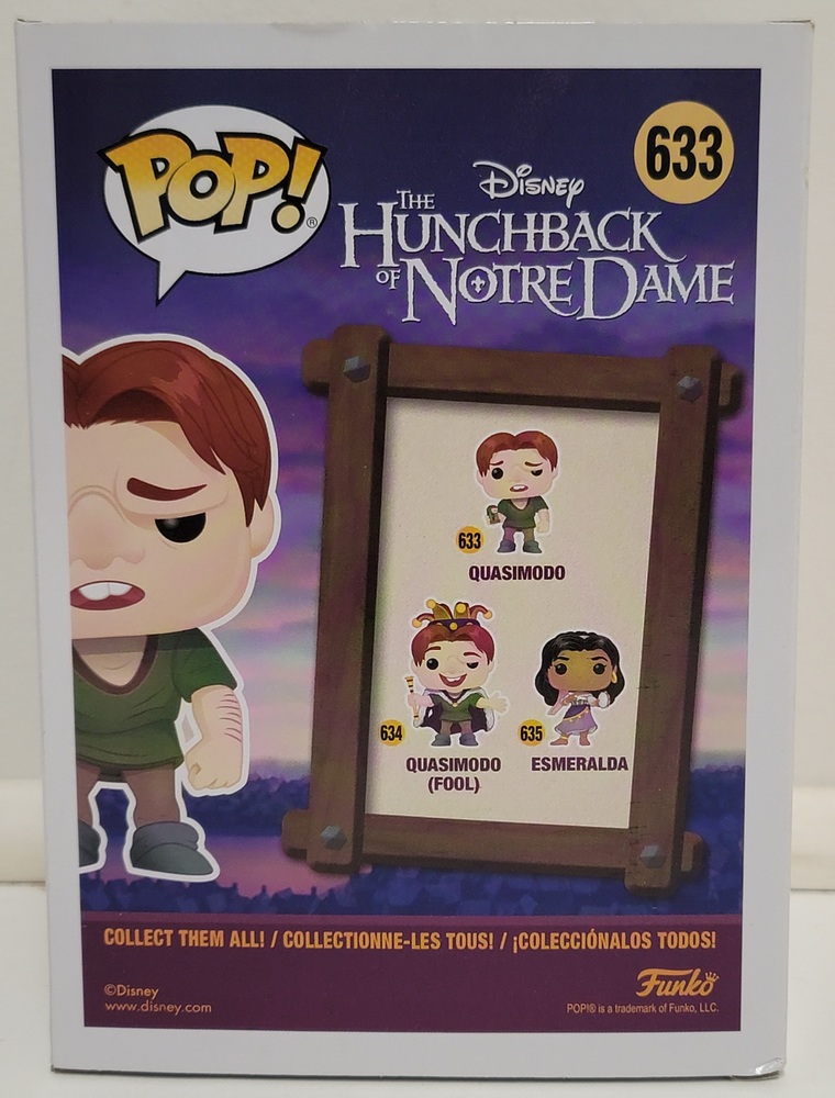 Funko Pop! Disney The Hunchback of Notre Dame QUASIMODO #633 | Avenue ...