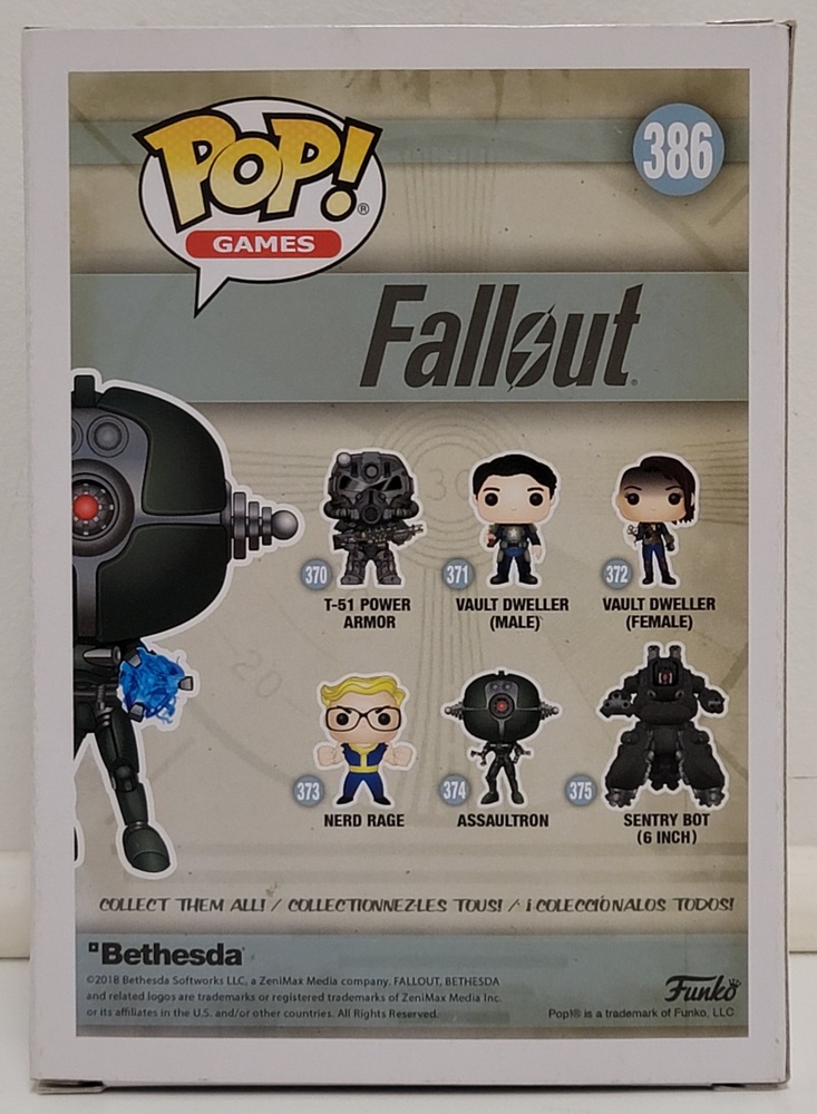 Funko Pop! Games Fallout ASSAULTRON #386 2018 NYCC Fall Convention ...