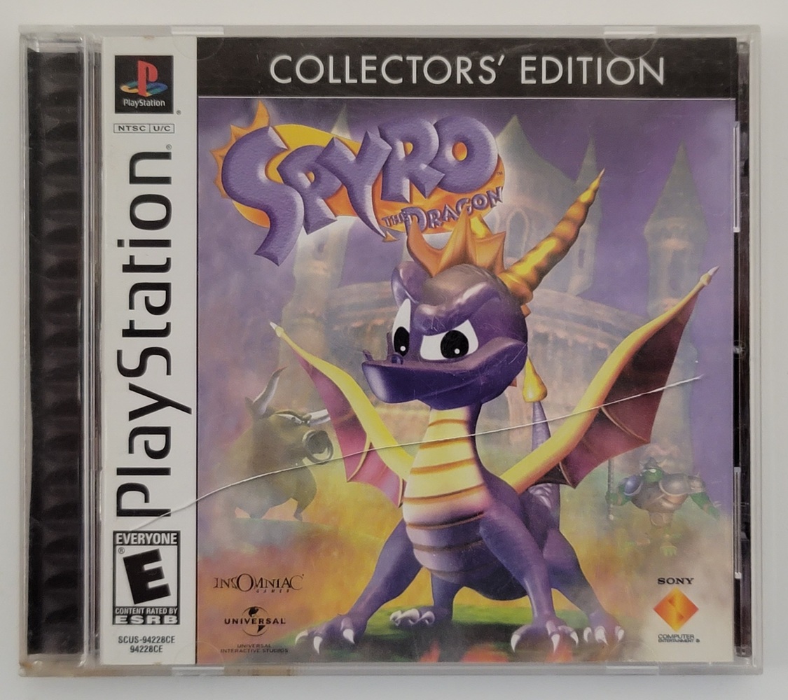 Spyro The Dragon Collectors' Edition **PlayStation 1 PS1 (1998 ...