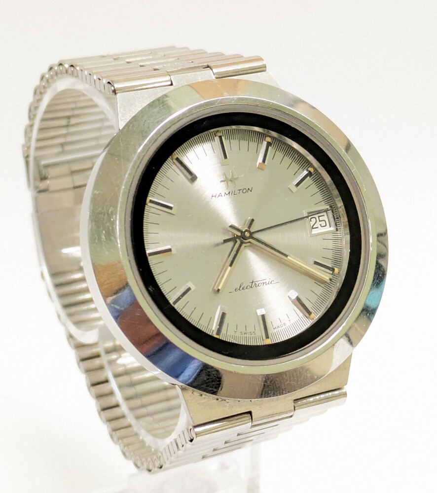 *Vintage* HAMILTON Argo 701013-3 Electronic Date 1970s Wrist Watch with ...