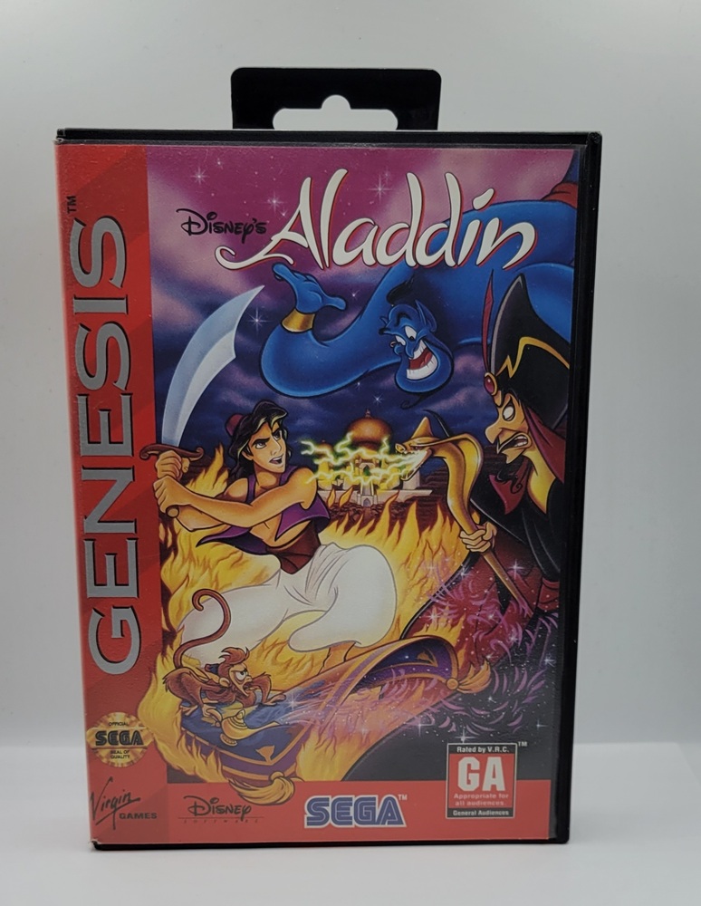Sega Genesis 1993 Disney's Aladdin Video Game Complete | Avenue Shop ...