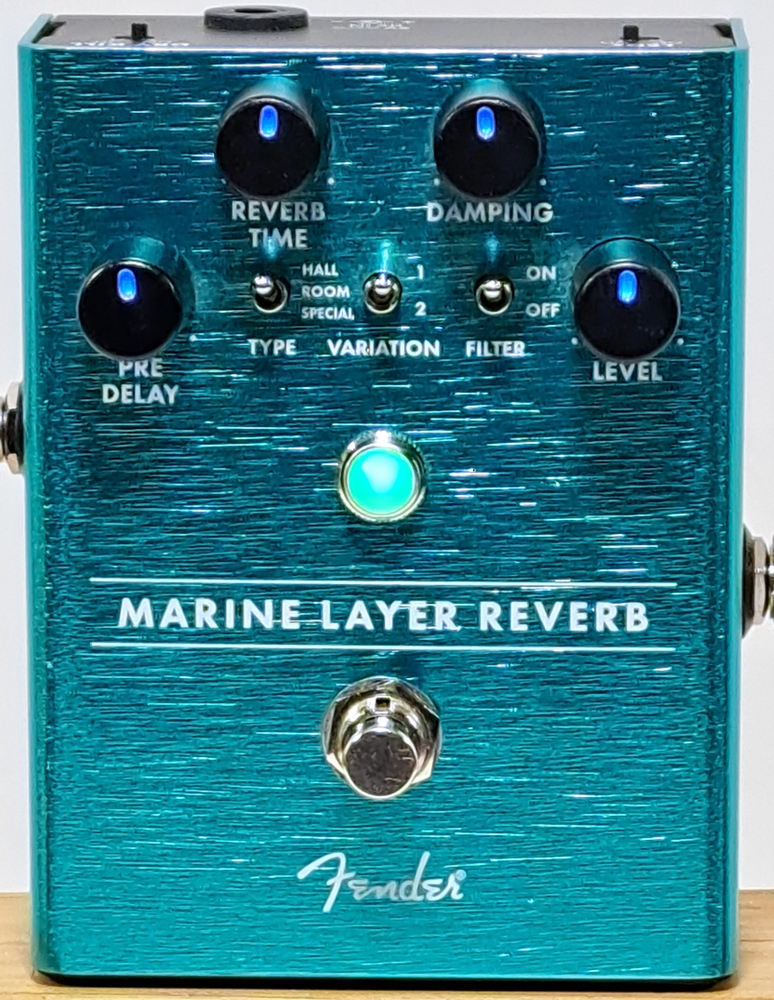 Genuine FENDER Marine Layer REVERB Electric Guitar Stomp-Box Effect ...