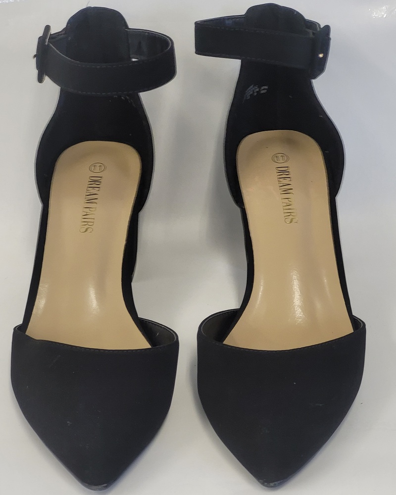 DREAM PAIRS BLACK SUEDE HIGH HEELS | Avenue Shop Swap & Sell