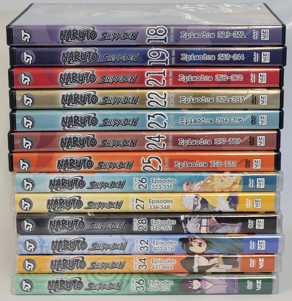 NARUTO DVD SETS | Avenue Shop Swap & Sell