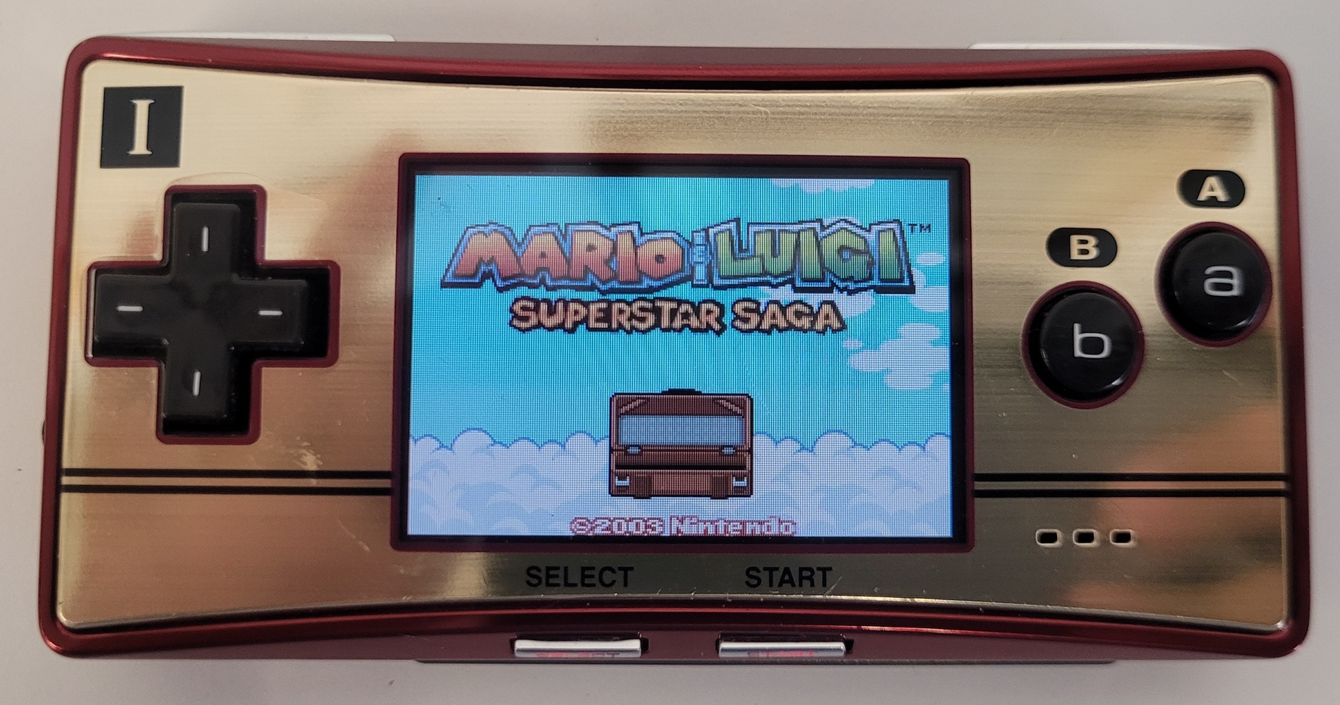 GAMEBOY MICRO SYSTEM WITH MARIO SUPERSTAR SAGA GAME | Avenue Shop Swap ...