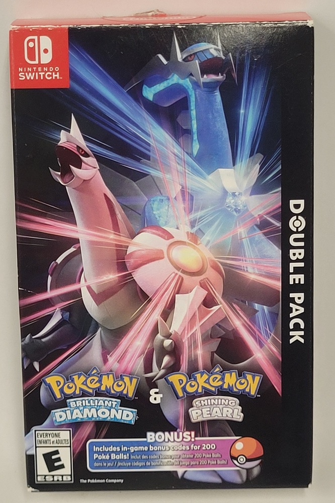 POKEMON BRILLIANT DIAMOND AND SHINING PEARL DOUBLE PACK FOR NINTENDO ...