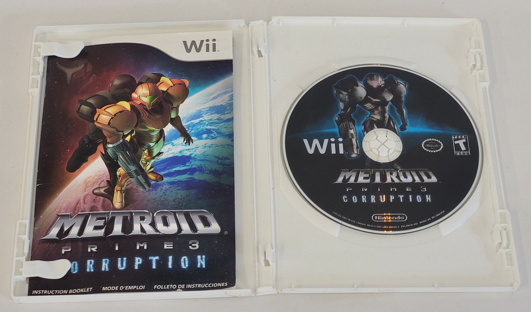 METROID PRIME 3 CORRUPTION FOR NINTENDO WII SYSTEM | Avenue Shop Swap ...