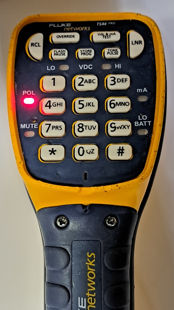 FLUKE Lineman's Handset/ Butt Set TS44 PRO Phone Test Set with Leads ...