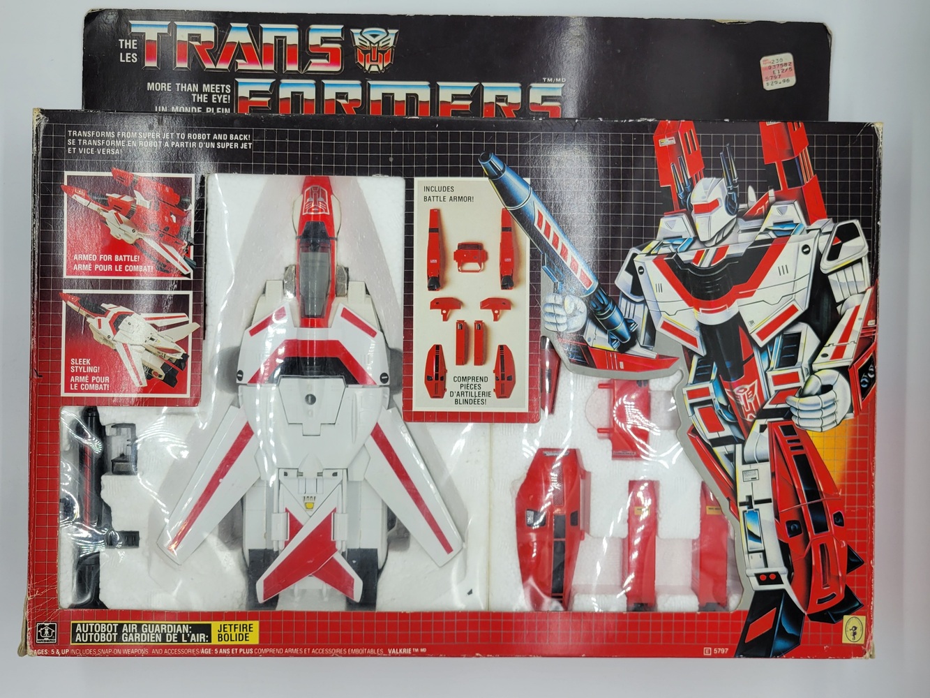 Jetfire G1 1985 TRANSFORMERS Vintage Original COMPLETE w Box | Avenue ...