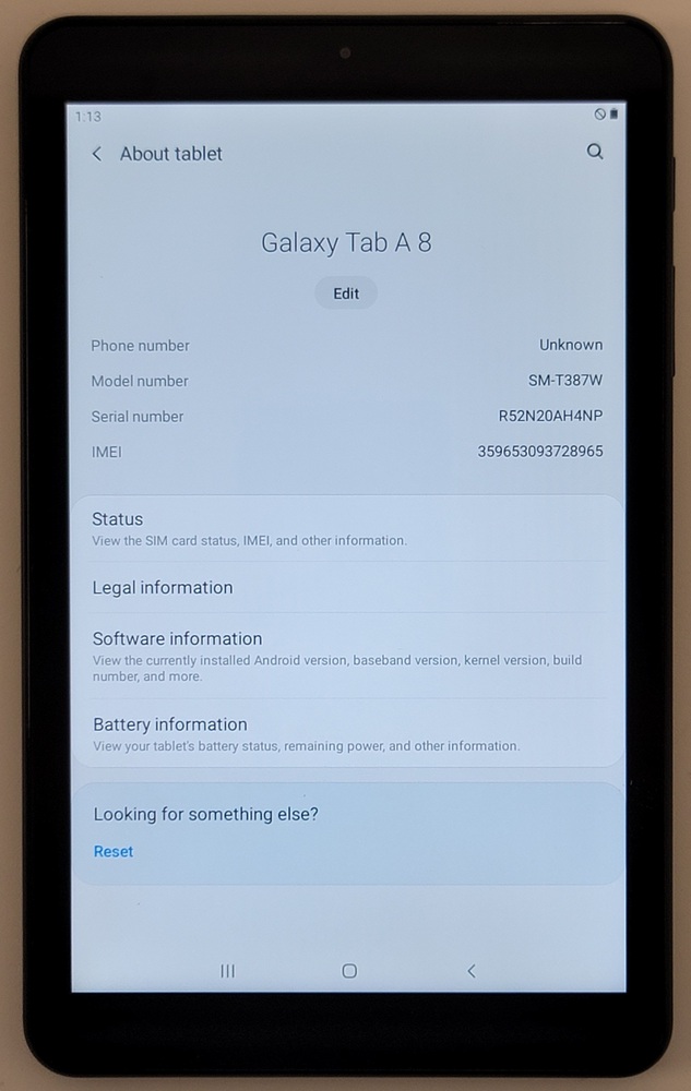 Samsung Galaxy Tab A 2018 Wi-Fi + SIM 8-Inch Tablet (SM-T387W) - 32GB ...