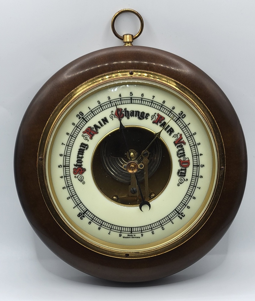 Vintage Huger Wall Barometer Made in Western Germany - Round | Avenue ...