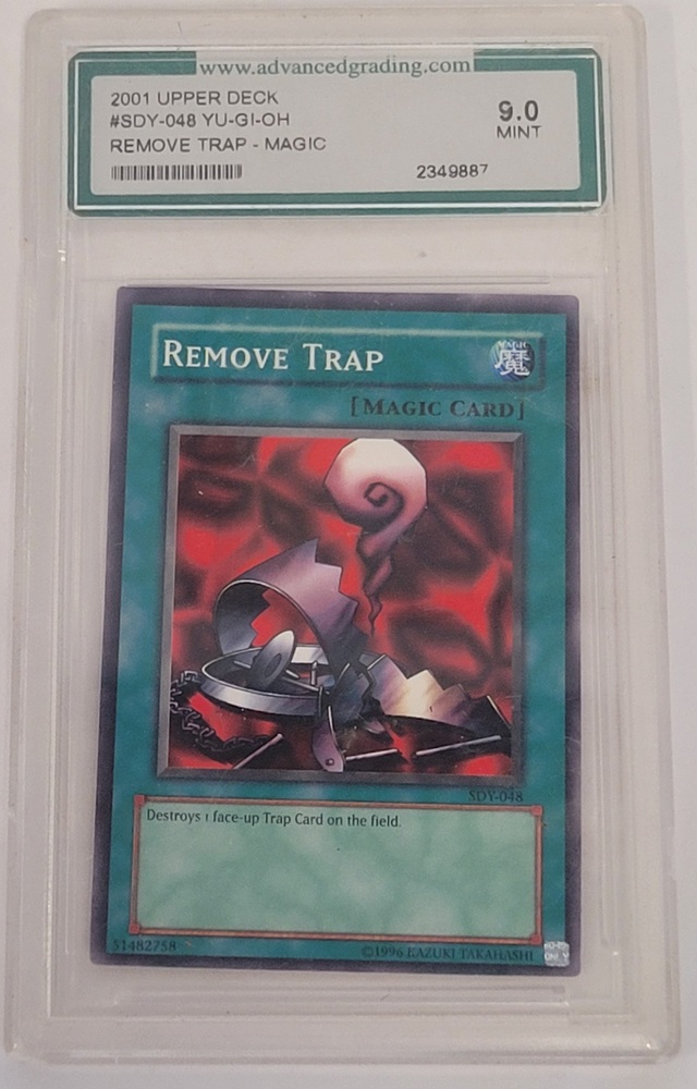 2 Card Graded YU-GI-OH Lot - Remove Trap Magic / Relinquish Holofoil ...
