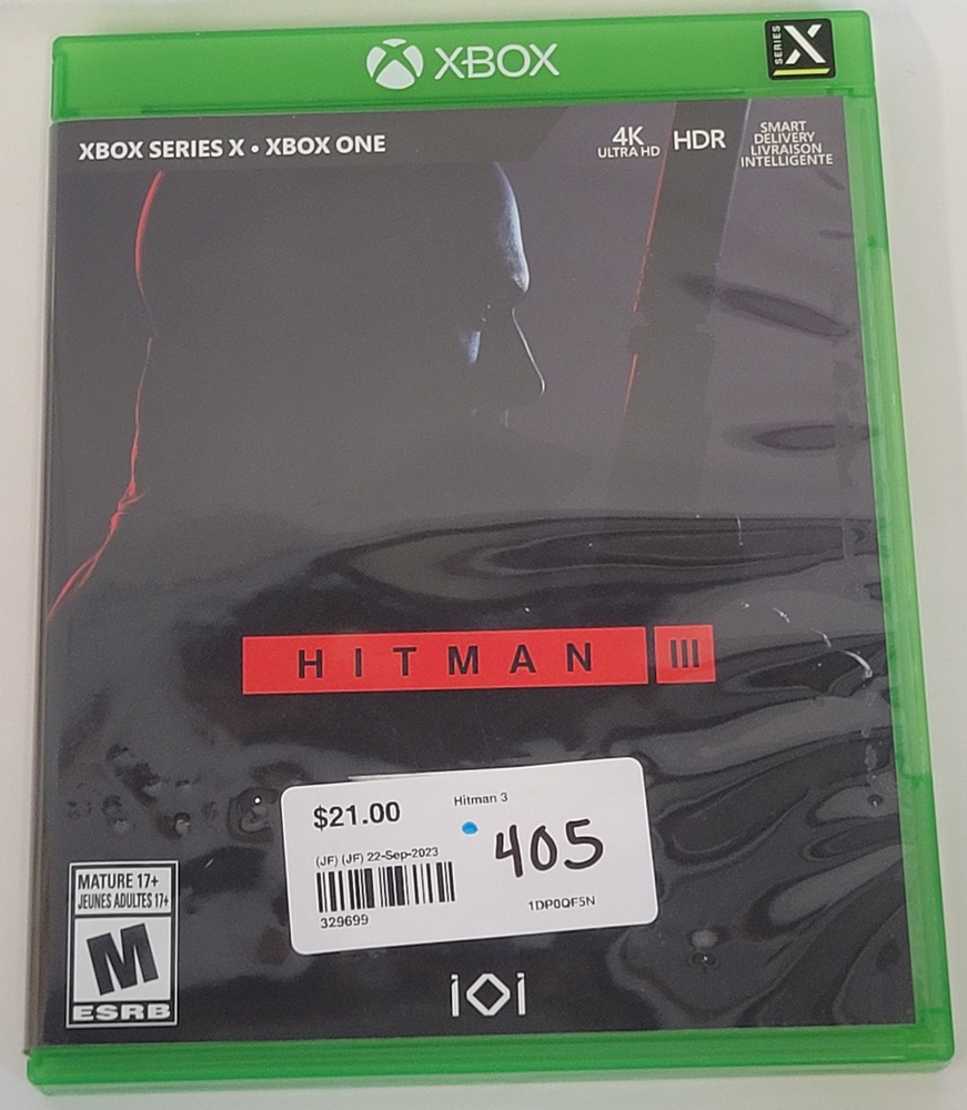 Hitman 3 for Xbox Series X and Xbox One Console | Avenue Shop Swap & Sell