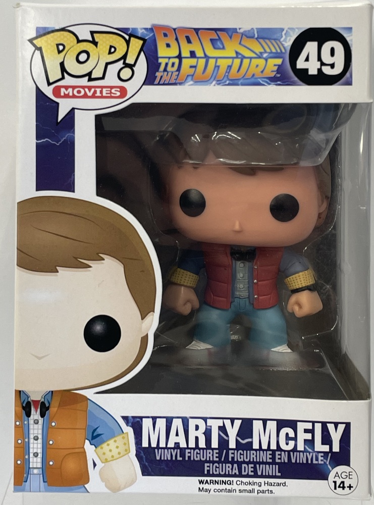 Funko Pop! Back to The Future Marty McFly #49 Vinyl Figure | Avenue ...