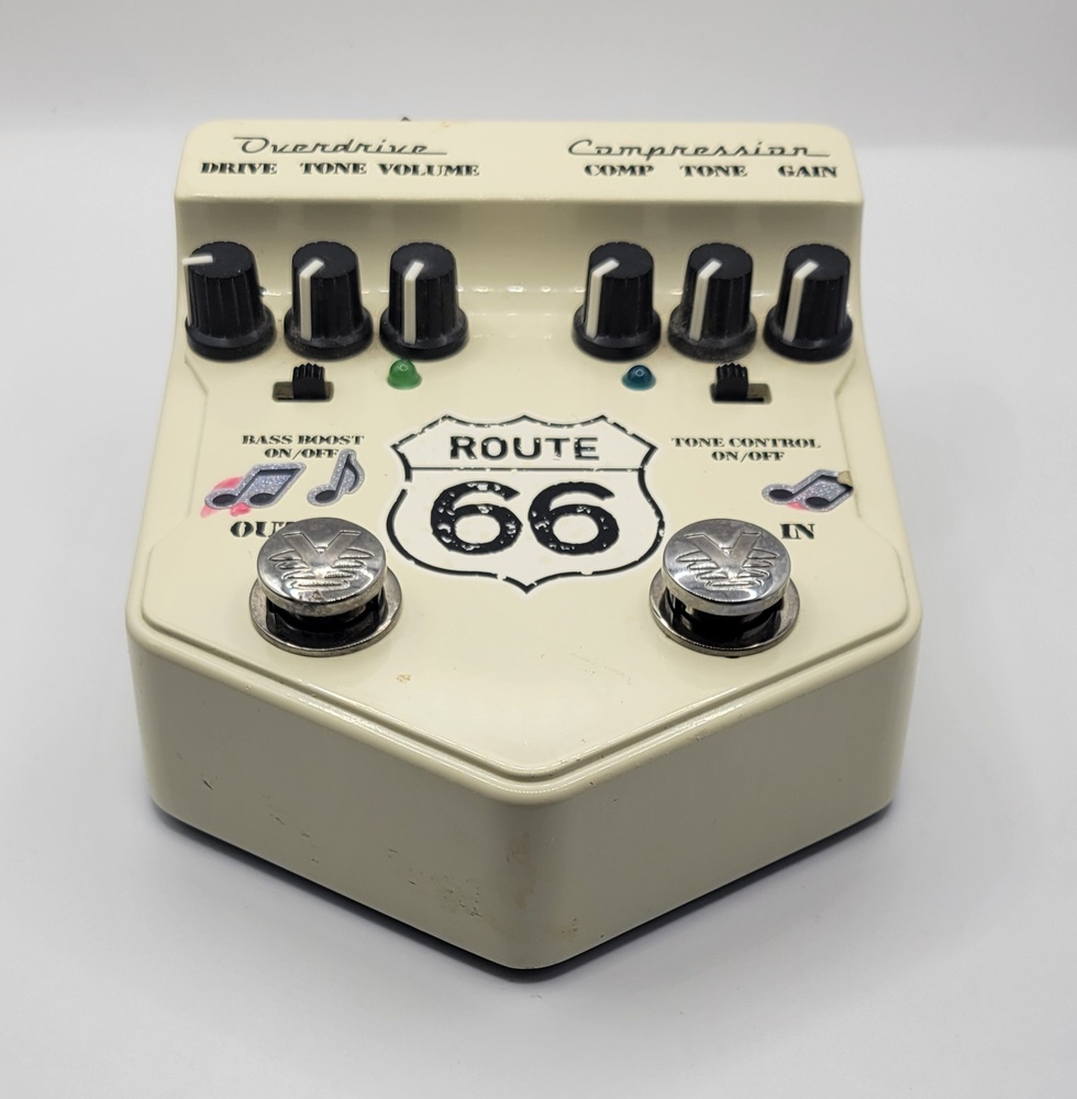 Visual Sound Route 66 V2 Series Overdrive Compression Guitar Pedal ...