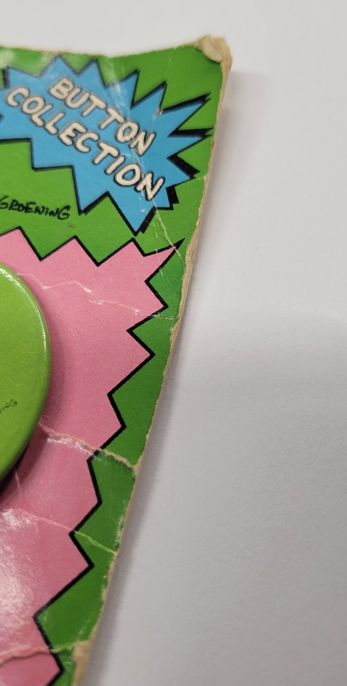 Vintage Button-Up The Simpsons Button Collection On Original Card 1990 ...