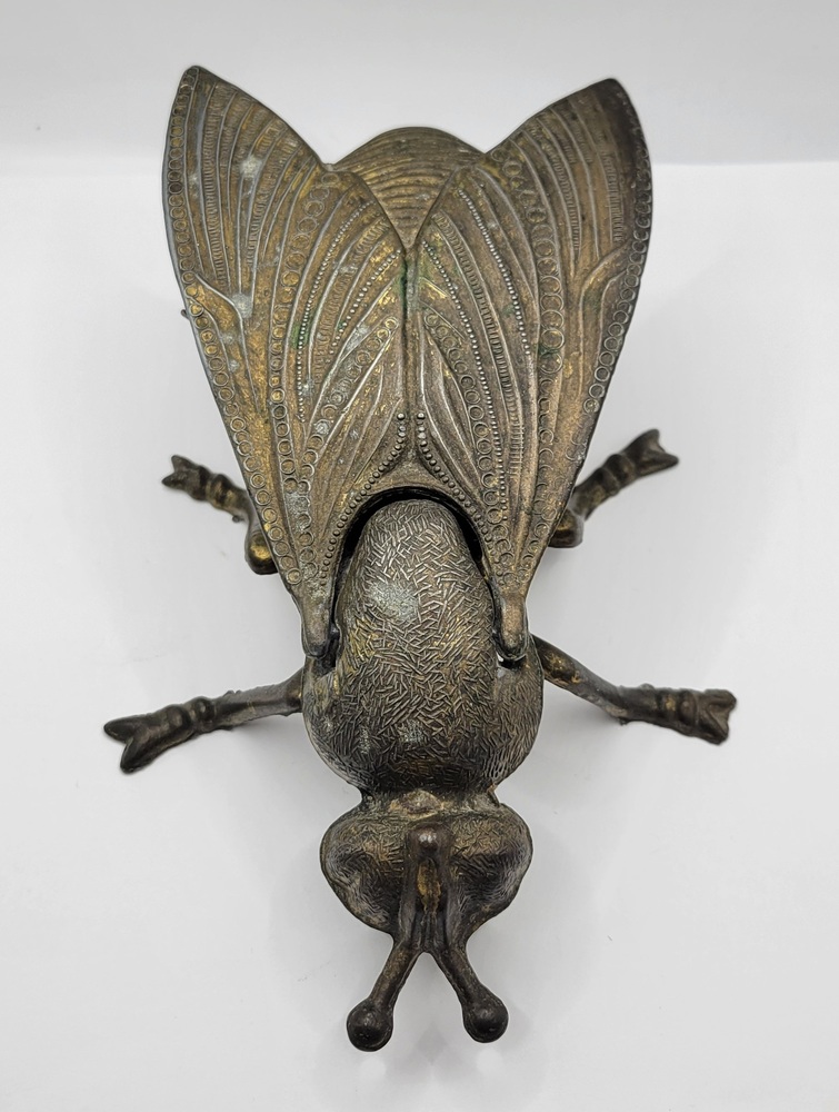 Antique 1920's Large Brass Fly Ashtray Made in Italy | Avenue Shop Swap ...