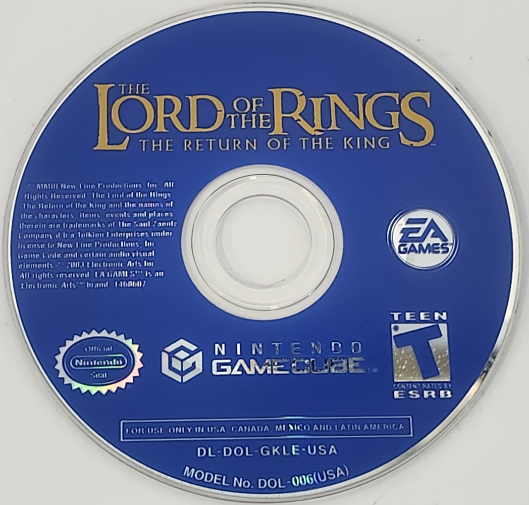 The Lord of The Rings: The Return of The King for Nintendo Gamecube ...