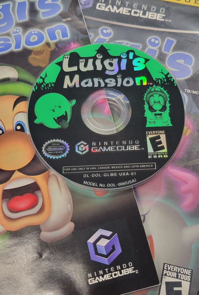Nintendo GameCube Luigi's Mansion Player's Choice With Manual 2001 ...