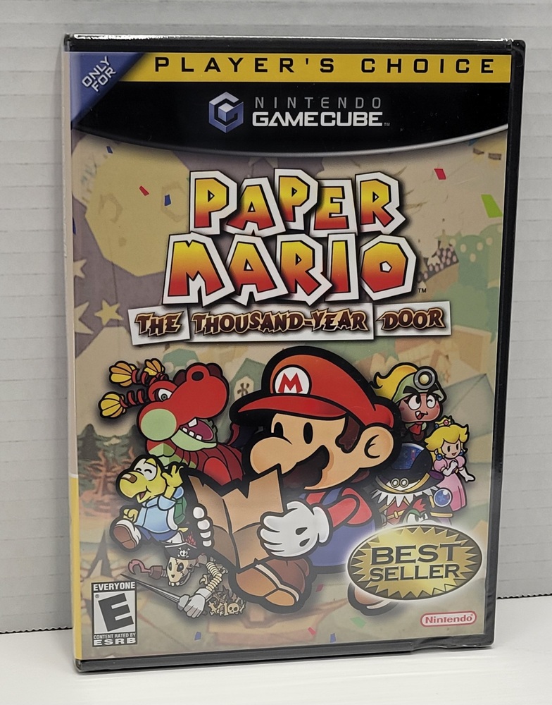 Nintendo GameCube Paper Mario The Thousand-Year Door Player's Choice ...