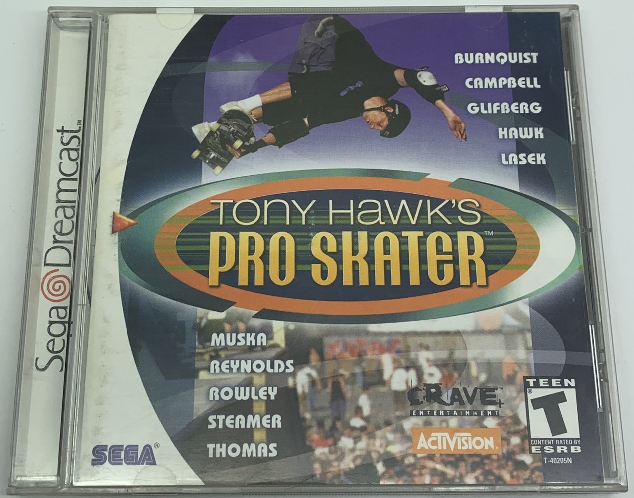 *TESTED* Sega Dreamcast TONY HAWK'S PRO SKATER Game COMPLETE | Avenue ...