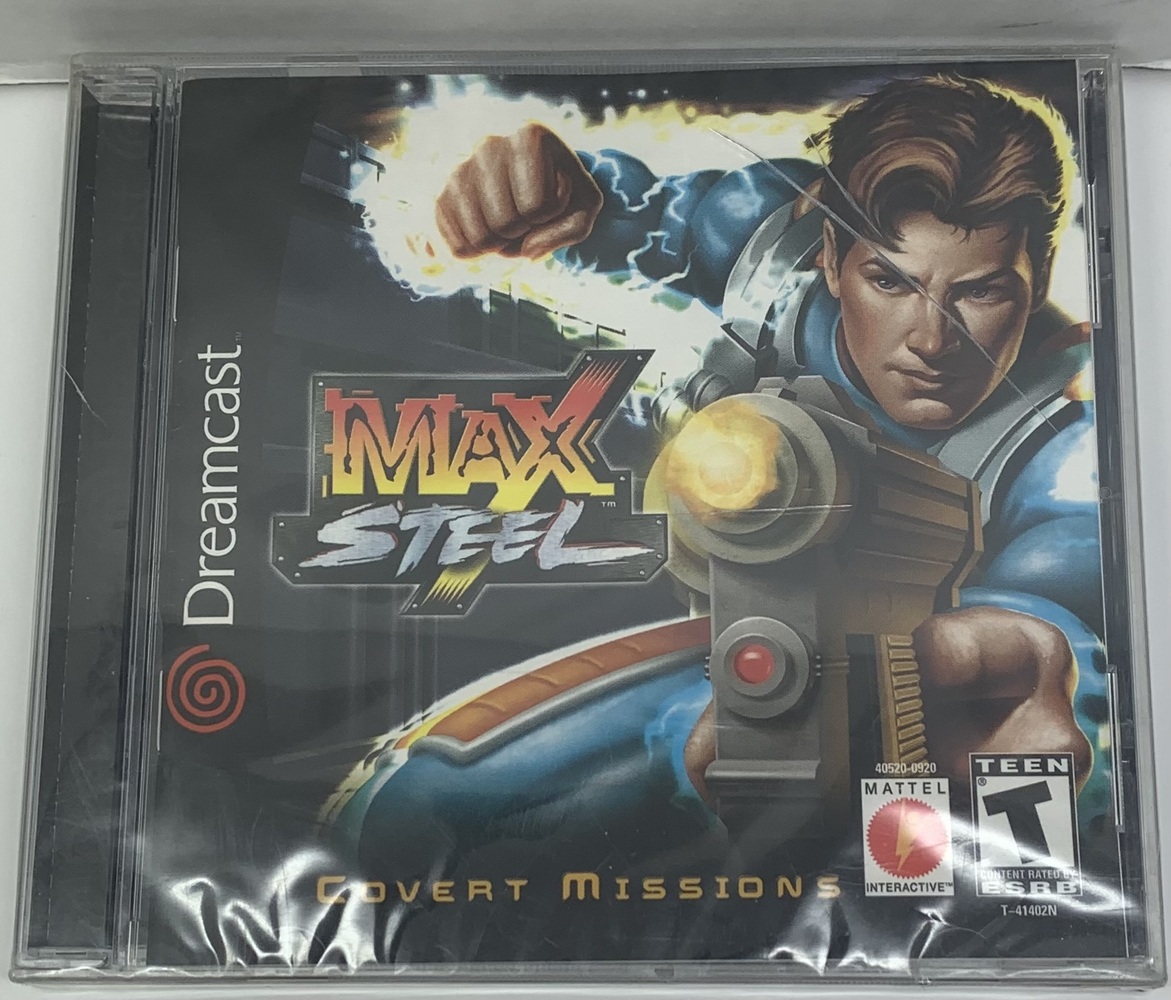 Sega Dreamcast Max Steel IN FACTORY PACKAGING | Avenue Shop Swap & Sell