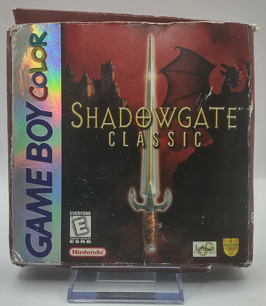 Shadowgate Classic Gameboy Color Cartridge in Box with Manual -Tested ...