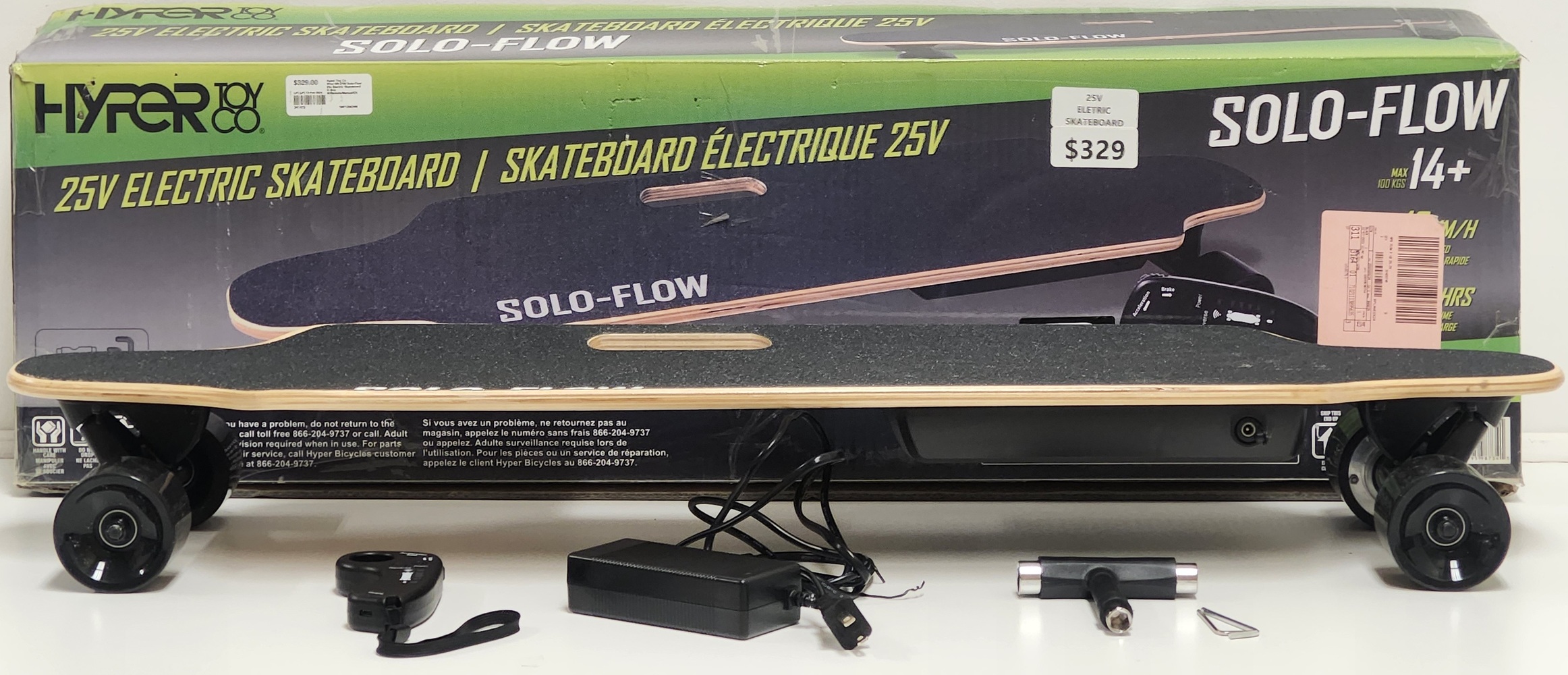 Hyper Toy Co Wmc Sfl 3700 Solo Flow 25v Electric Longboard Avenue
