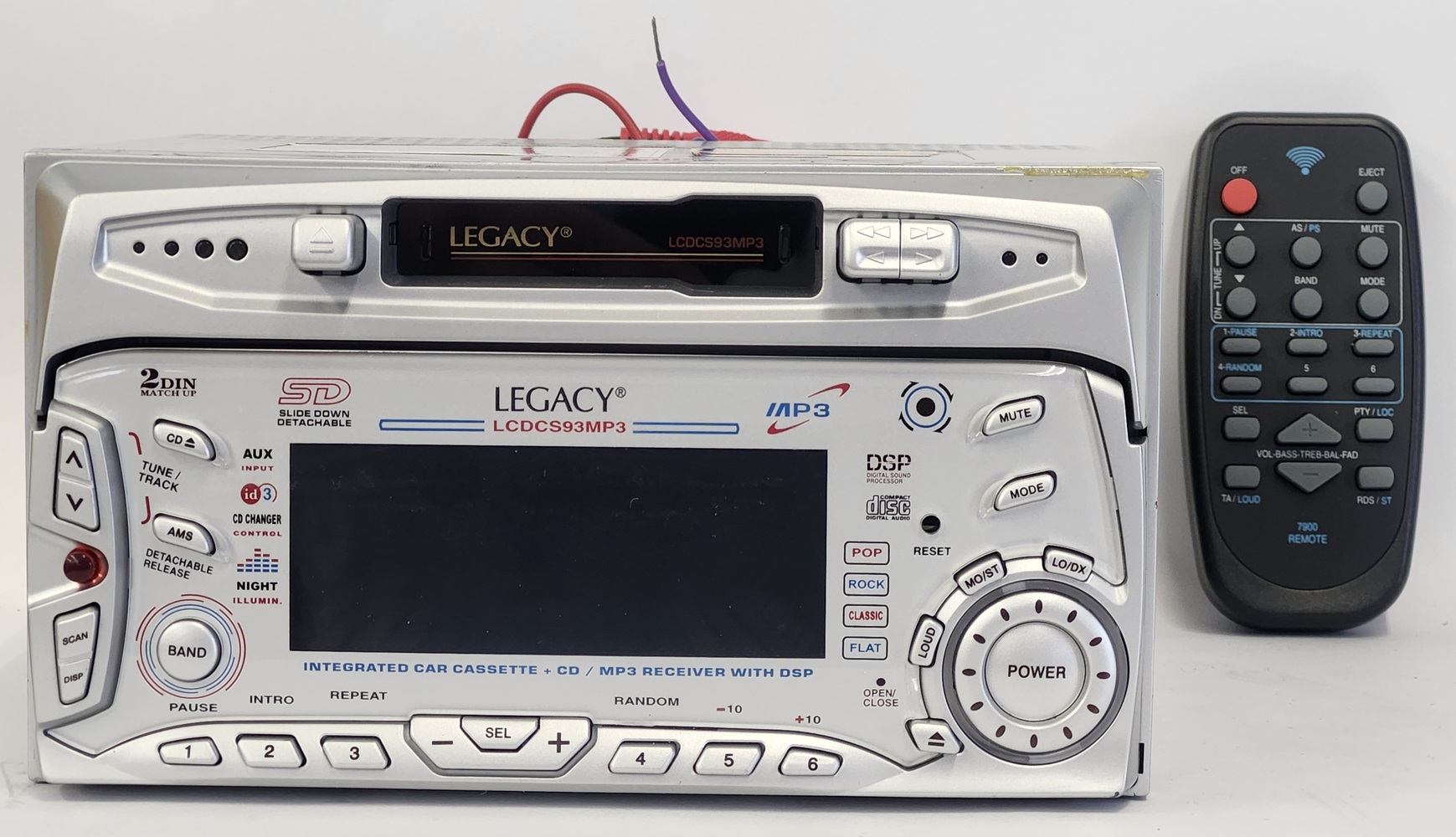 Legacy Car Radio CD MP3 Cassette Deck Head Unit | Avenue Shop Swap & Sell