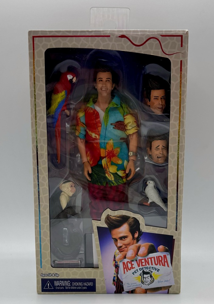 Neca Ace Ventura Pet Detective 8" inch Clothed Action Figure 2019 NIB ...