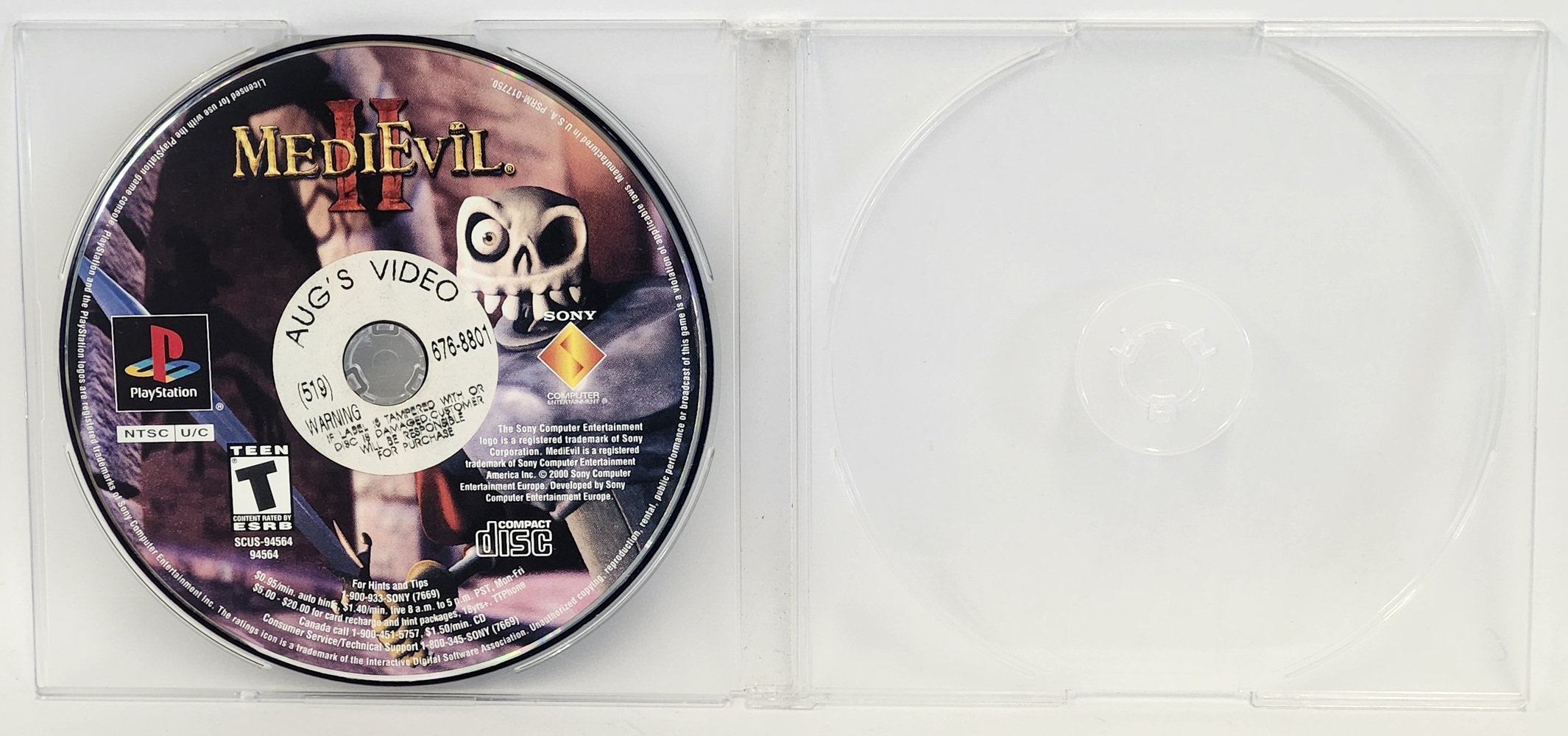 Medievil 2 *Loose Game Only* for PS1 Playstation 1 Console | Avenue ...