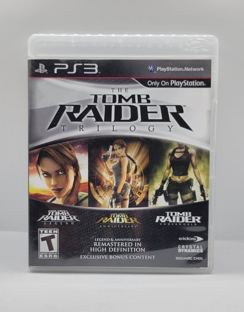 The Tomb Raider Trilogy Playstation 3 Game Legends & Anniversary ...