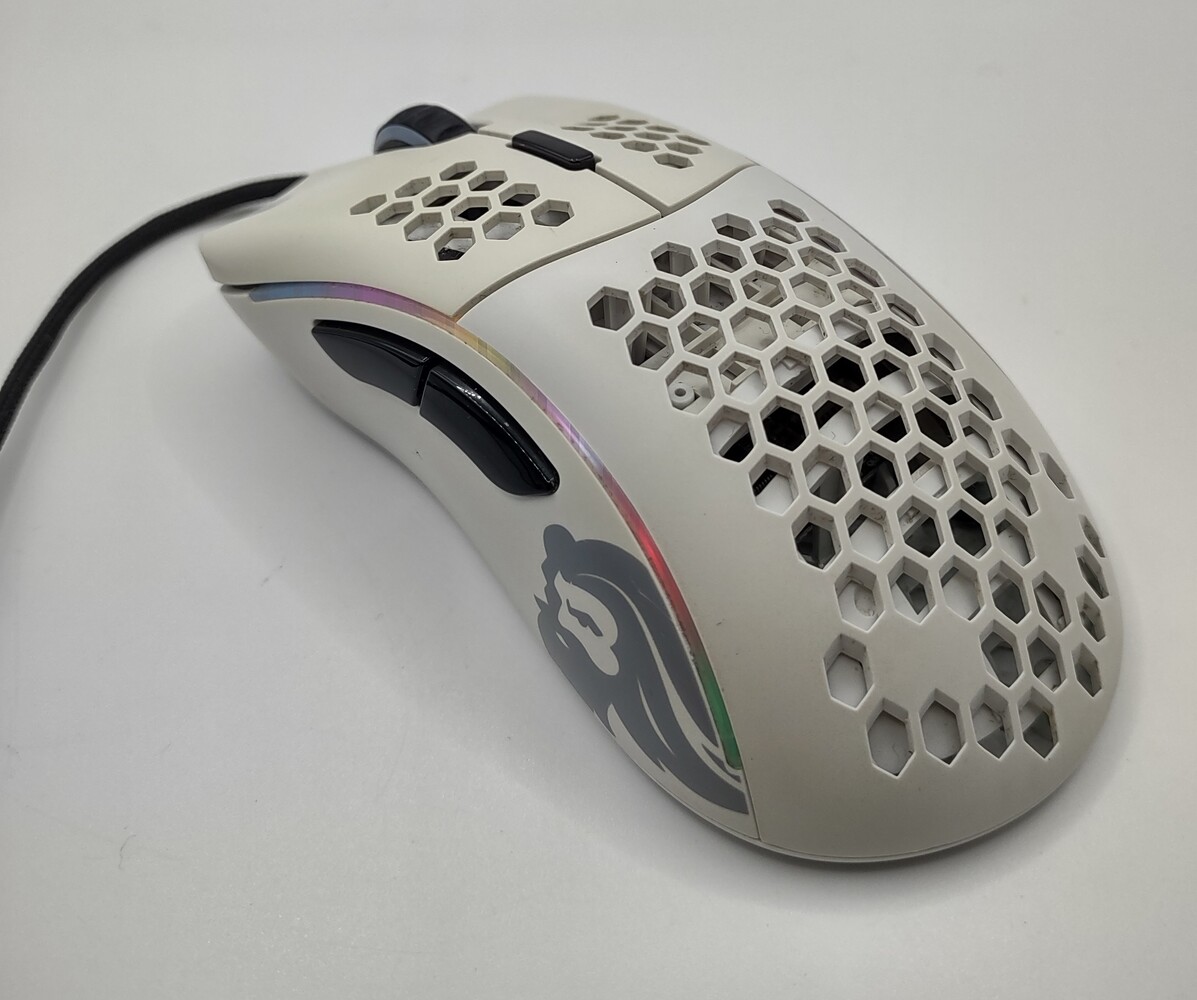 Glorious Model D- Matte White Honeycomb RGB Gaming Mouse | Avenue Shop ...