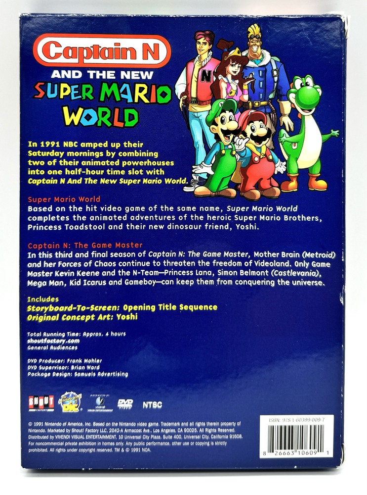 Captain N and the New Super Mario World DVD Set | Avenue Shop Swap & Sell