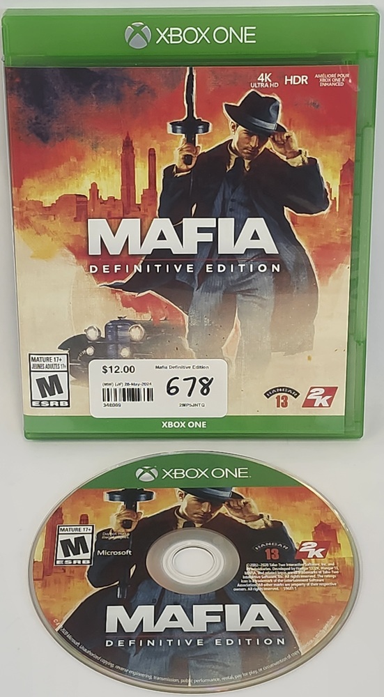 Mafia Definitive Edition for Xbox One Console | Avenue Shop Swap & Sell