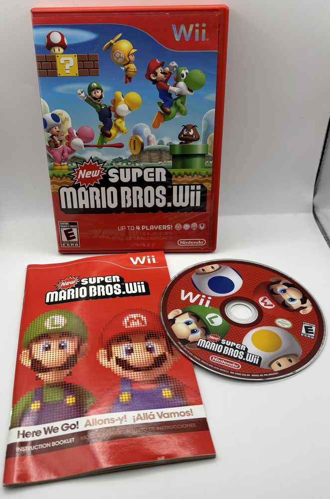 New Super Mario Bros Wii Game (2009) Complete - TESTED! | Avenue Shop ...