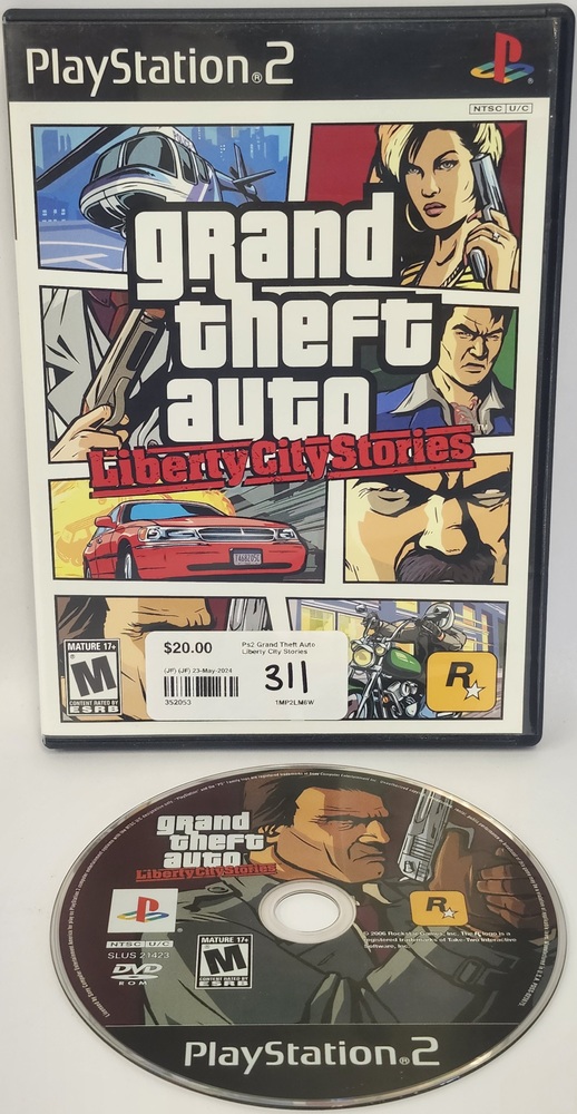 Grand Theft Auto Liberty City Stories for PS2 Playstation 2 Console ...