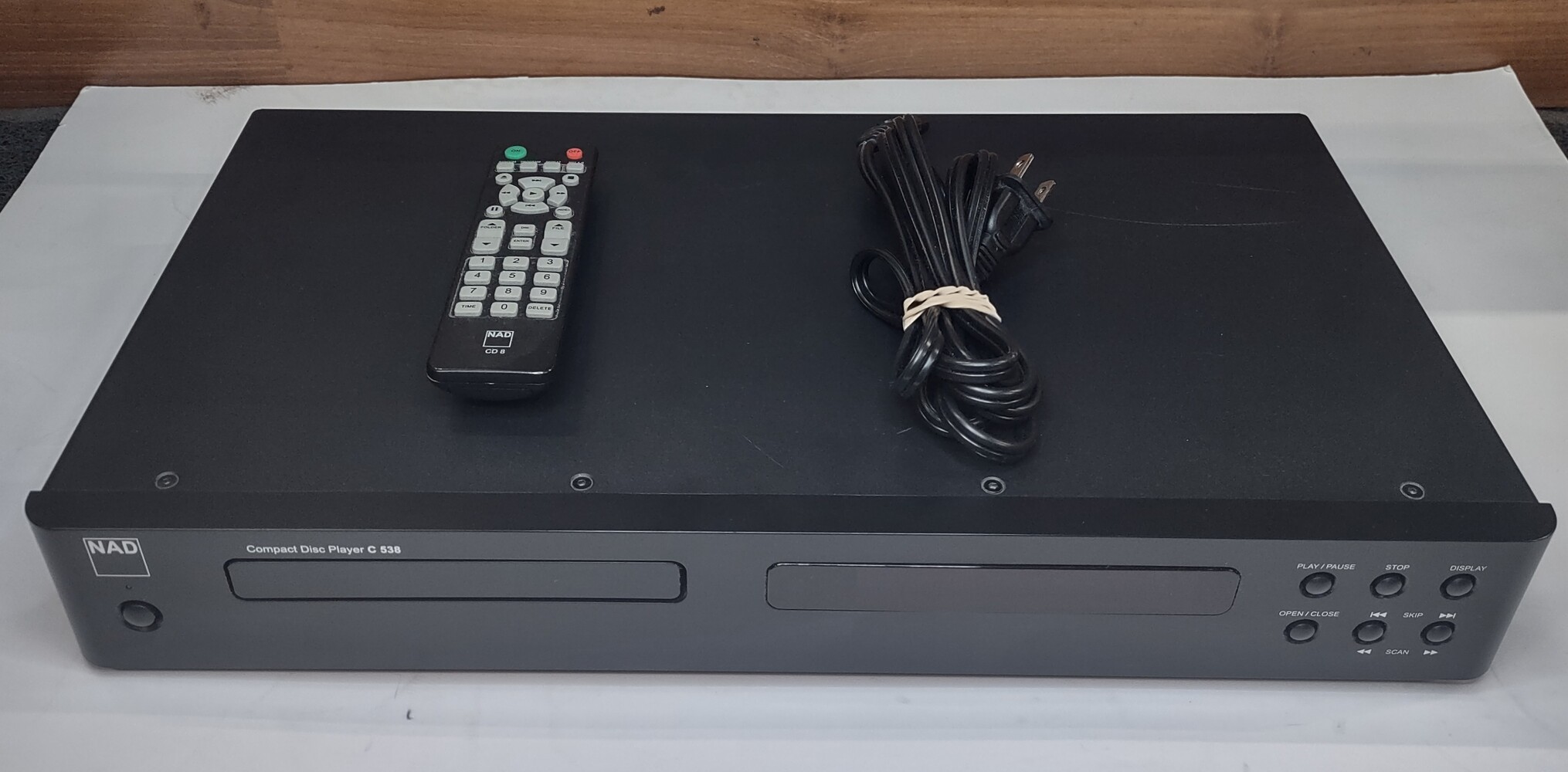 NAD C 538 : Single-Disc CD Player with Power Cords and Remote | Avenue ...