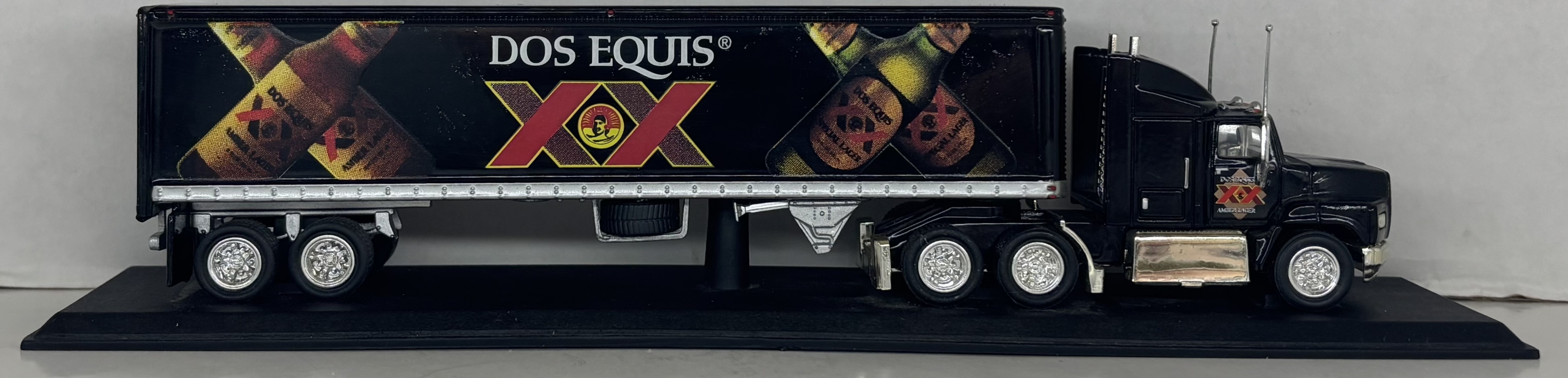 1:100 Matchbox Collectibles Dos Equis Ford Aeromax Tractor Trailer IN ...