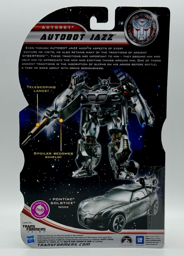 Hasbro Transformers Dark Of The Moon Autobot Jazz NIB Target Exclusive ...