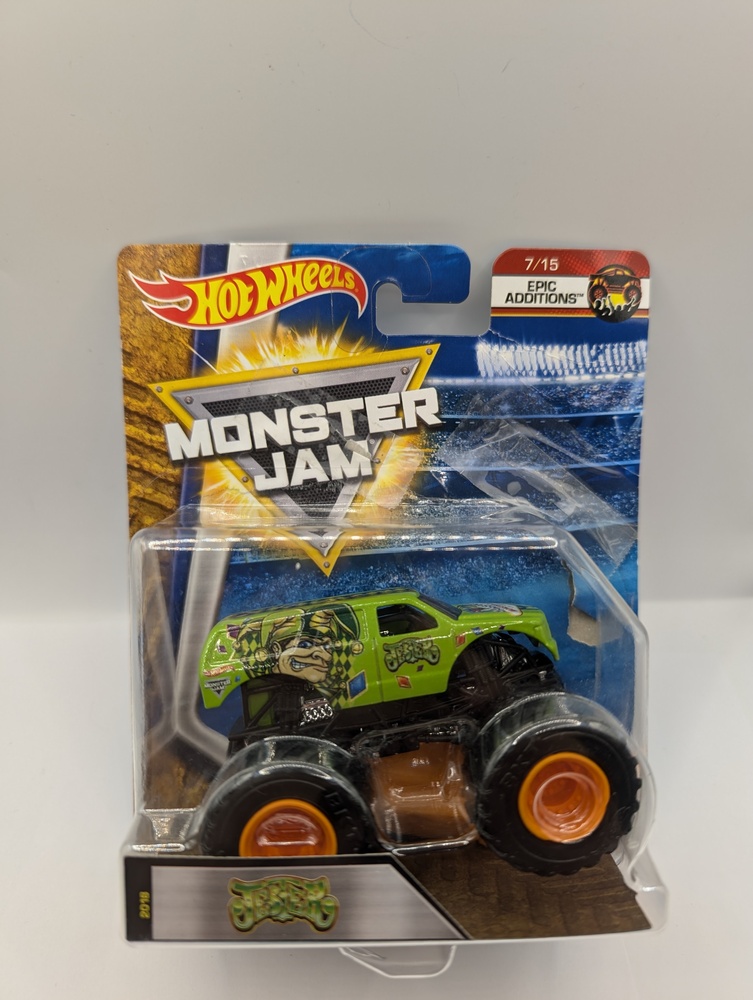HOT WHEELS MONSTER JAM JESTER DIE CAST TRUCK EPIC ADDITIONS 7/15 ...