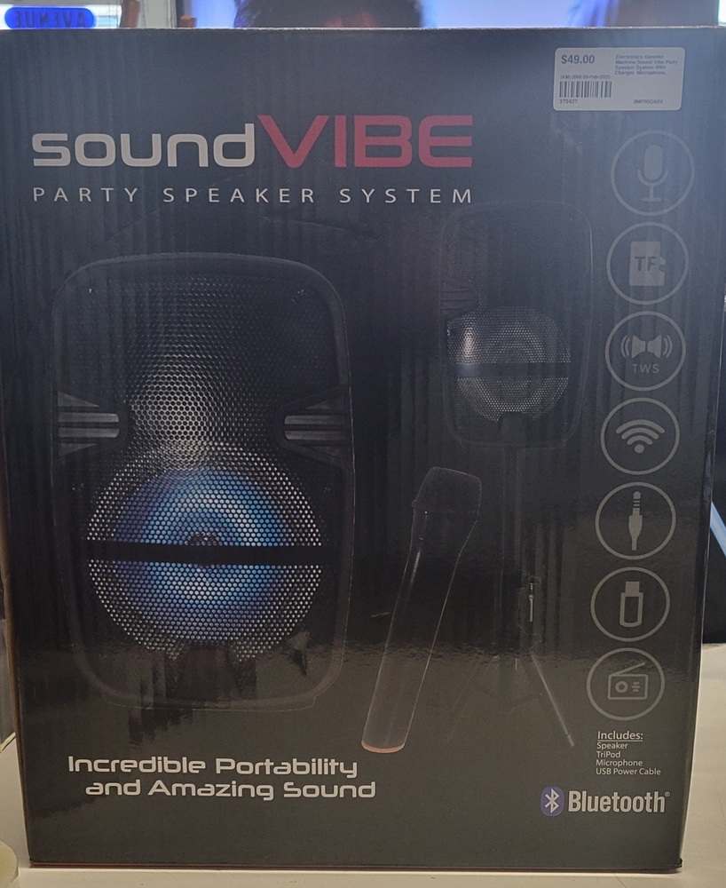 Sound Vibe Party Speaker System Bluetooth | Avenue Shop Swap & Sell