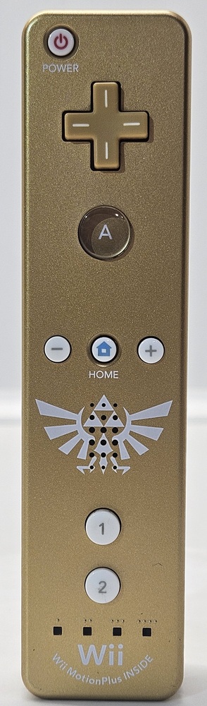Nintendo Wii Remote Legend of Zelda Skyward Sword Wiimote Gold Limited ...