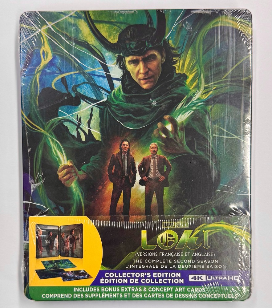 Marvel Studios Loki Season 2 Complete NEW & SEALED 4k UHD + Blu-ray ...
