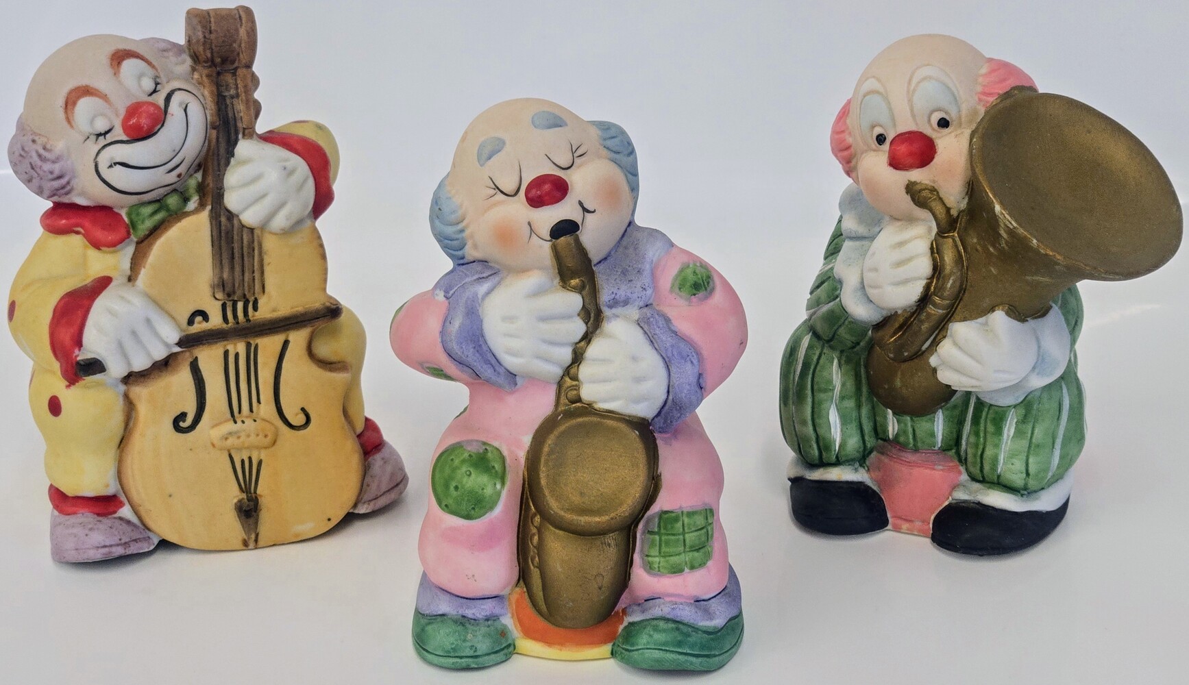 Vintage 70s Jasco Porcelain Musical Clown Bell Figurines | Avenue Shop ...