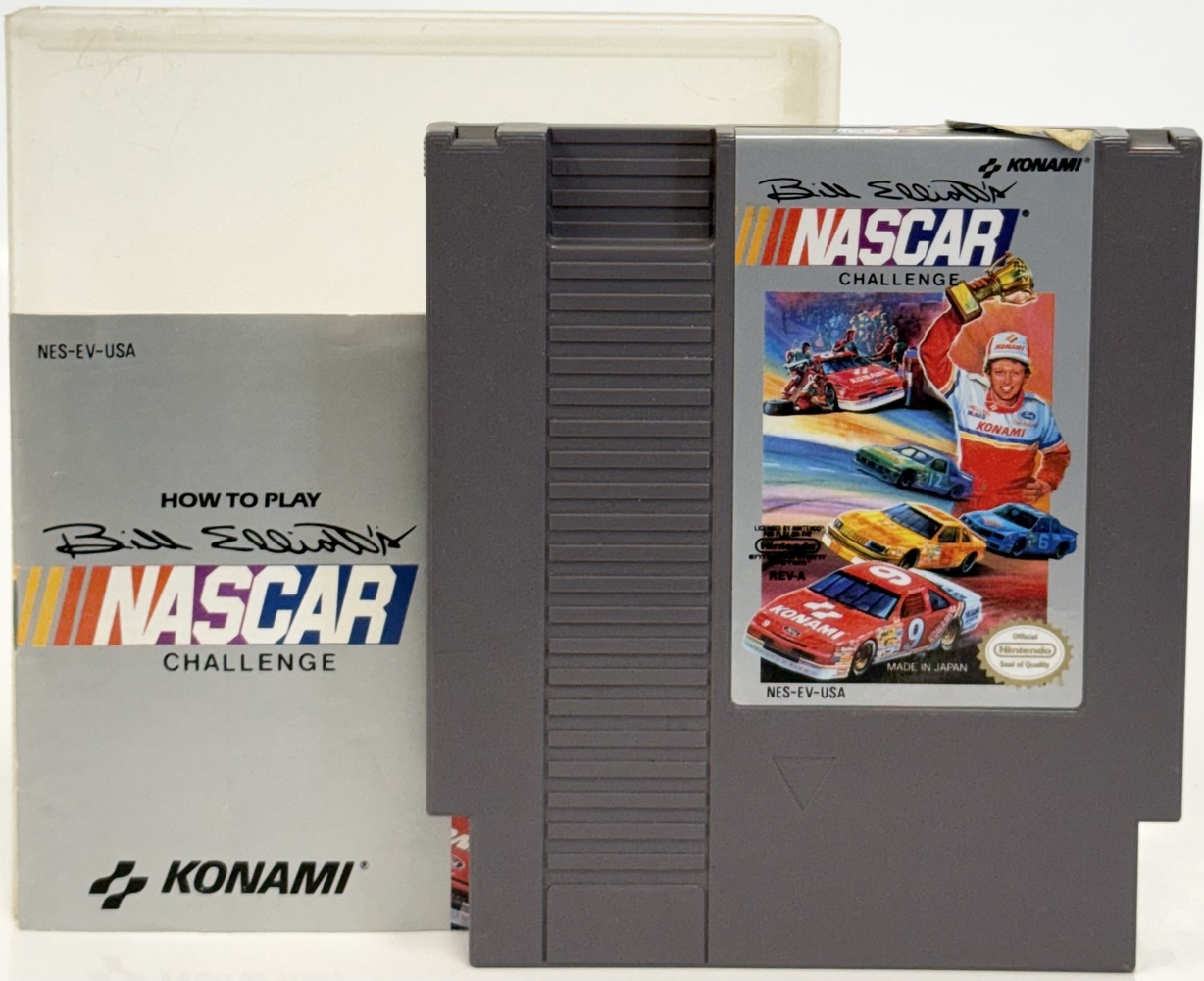Bill Elliott's Nascar Challenge for NES Nintendo Entertainment System ...