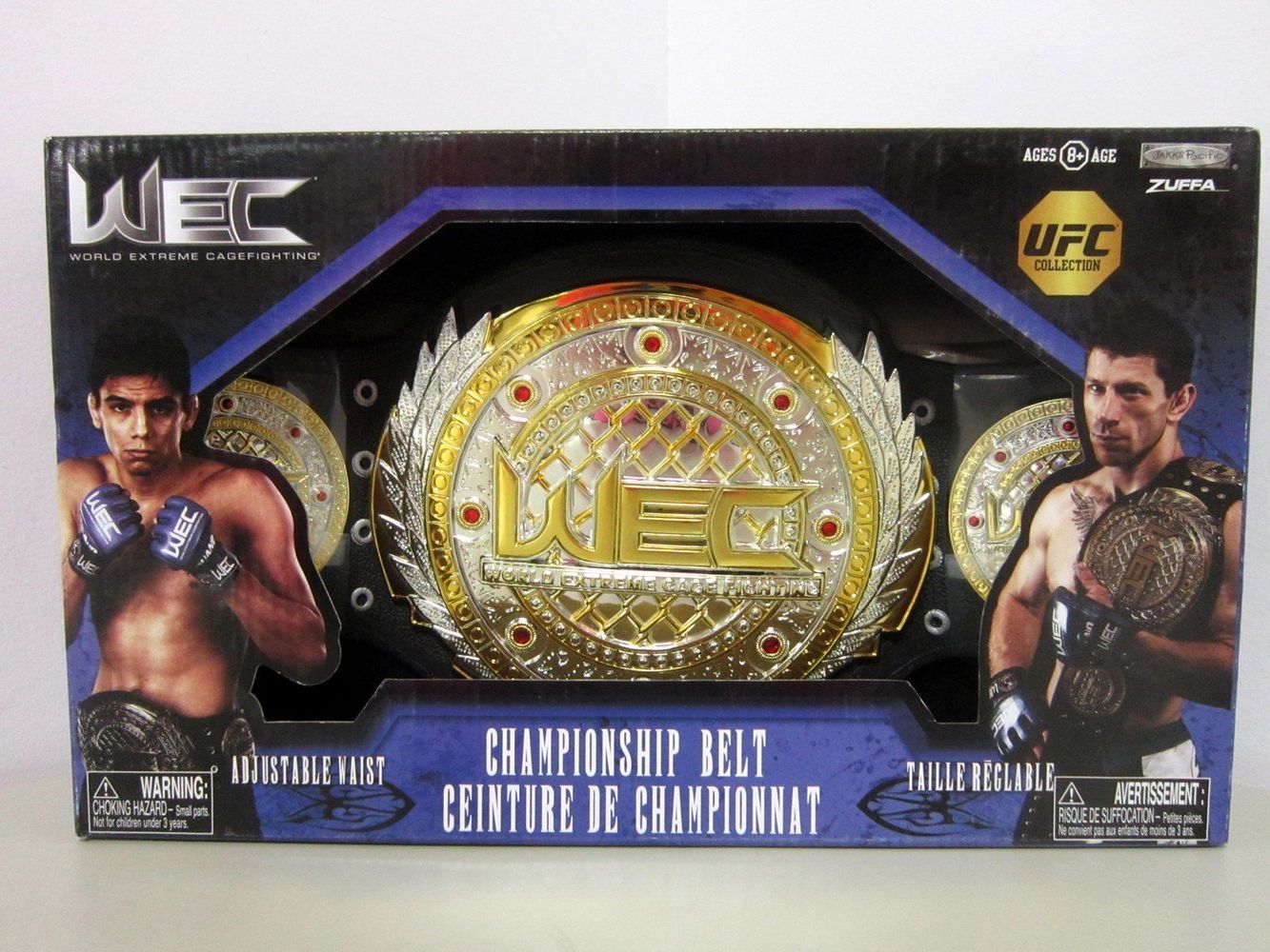 UFC World Extreme Cagefighting WEC Championship Belt Adjustable Jakks ...